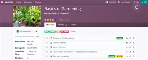 How To Define ELearning Courses In Odoo 15 Elearning Module
