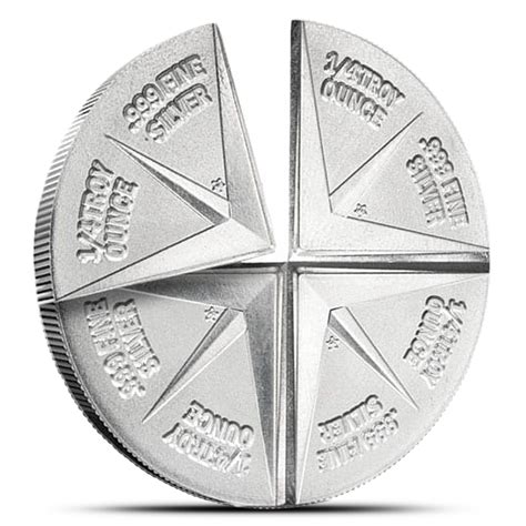 1 Oz Double Divisible Silver Round Metalstacks