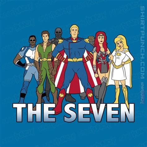 Cartoon Seven Hero Poster Day Of The Shirt Cartoon