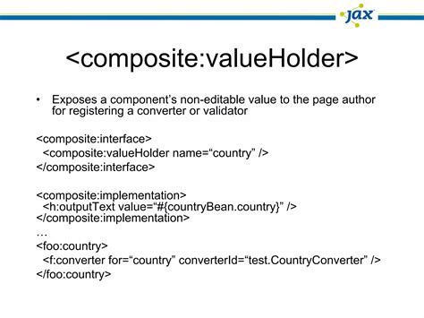 jsf2 composite components ian hlavats ppt