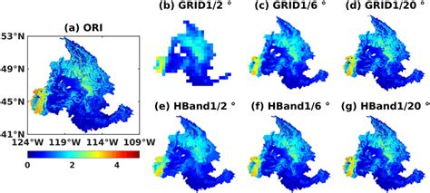 Spatial Patterns Of Lai M² M⁻² Based On The Original Data At A