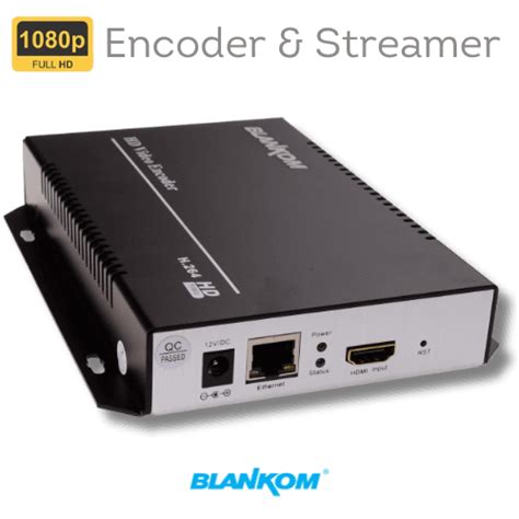 Full Hd Ip Encoder And Streamer Blankom Hde 264