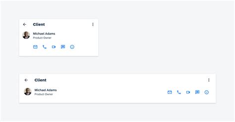 Profile Header Sap Fiori For Android Design Guidelines