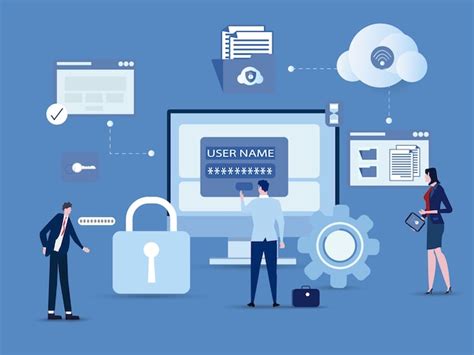 Premium Vector Business Technology Document Management System Storage