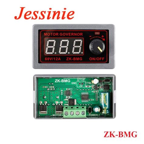 PWM DC Motor Controller Adjustable Speed DC V V V V A Digital Display Encoder Duty