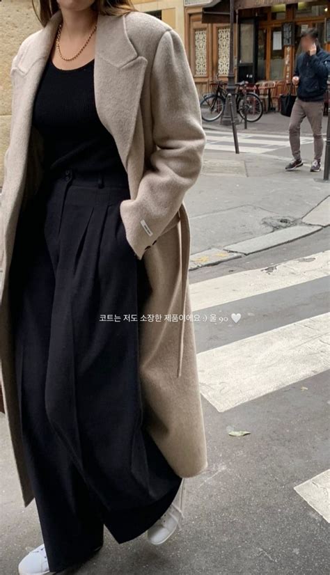 Fashion Wishlist에 있는 핀 코트 패션 가을 겨울