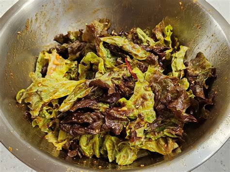 초간단 상추무침 상추겉절이 황금레시피