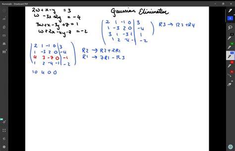 ⏩solved use gaussian elimination to find the complete solution to