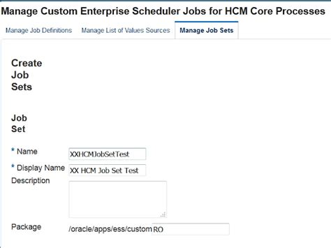 how to create ess job set in oracle fusion ~ geek bench