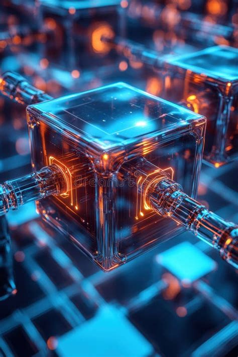 Digital Smart Contract Protocol Stock Illustrations 1549 Digital