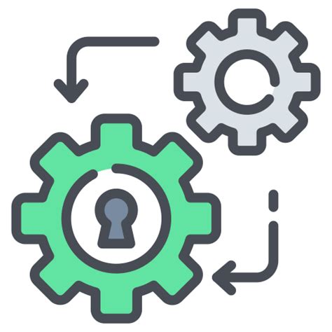 Security Management Gear Security Setting Process Project Business Gear Icon Download On