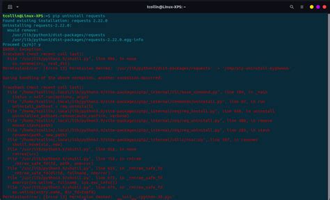 Python PermissionError Errno While Trying To Uninstall Using Pip Uninstall Stack