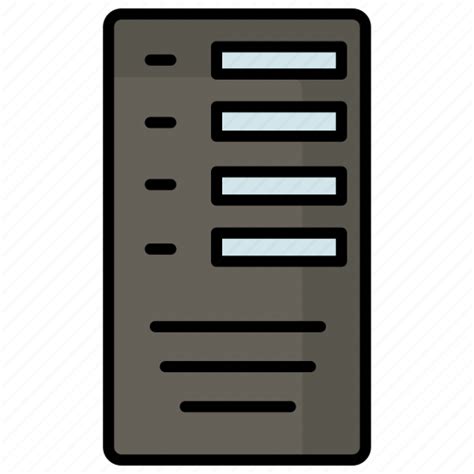 Server Database Storage Data Network Cloud Hosting Icon