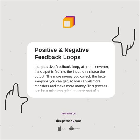 Positive Negative Feedback Loops Deepstash