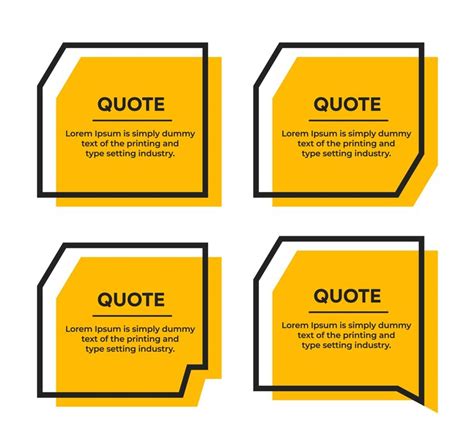 Цитаты Отметка Текстовое поле Речь рамка в геометрических контурах формы шаблон набор вектора