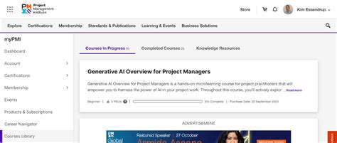 Pmis Generative Ai Overview For Project Managers Course