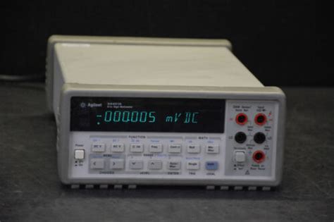 Hp Agilent Keysight 34401a 6 5 Digit Digital Multimeter Ebay