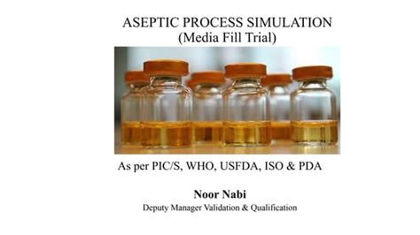 Aseptic Process Simulation Pptx