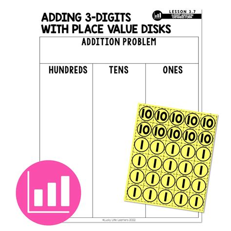 Lucky To Learn Math 3 Digit Addition With Expanded Form Lesson 37 Differentiation