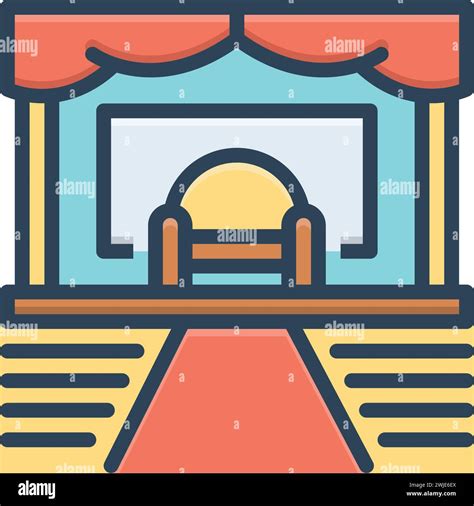 Icon For Hall Assembly Hall Stock Vector Image And Art Alamy