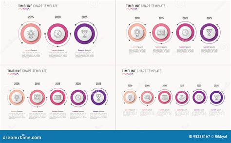 Timeline Chart Infographic Designs For Data Visualization 3 6 S