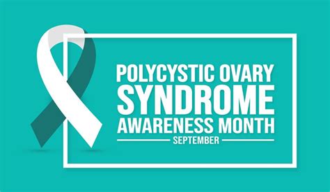 Premium Vector September Is Polycystic Ovary Syndrome Awareness Month