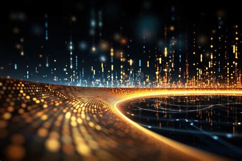 Artificial Intelligence Digital Binary Code Abstract Background ...