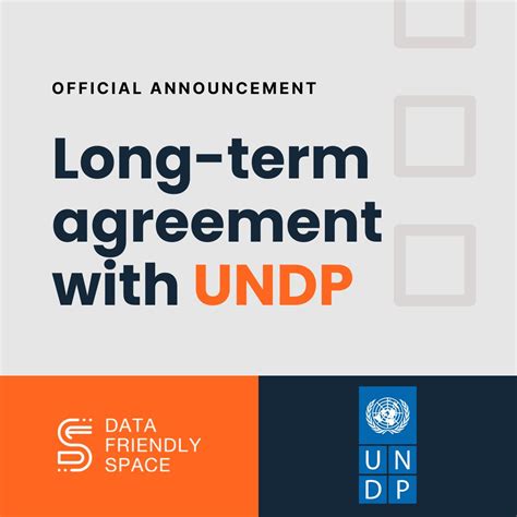 Data Friendly Space Partners With Undp For Sustainable Development