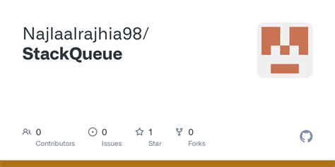 GitHub Najlaalrajhia98 StackQueue