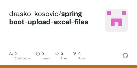 Github Drasko Kosovicspring Boot Upload Excel Files