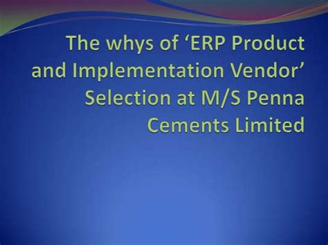 Presentation Erp Copy Pptx Business Business And Finance