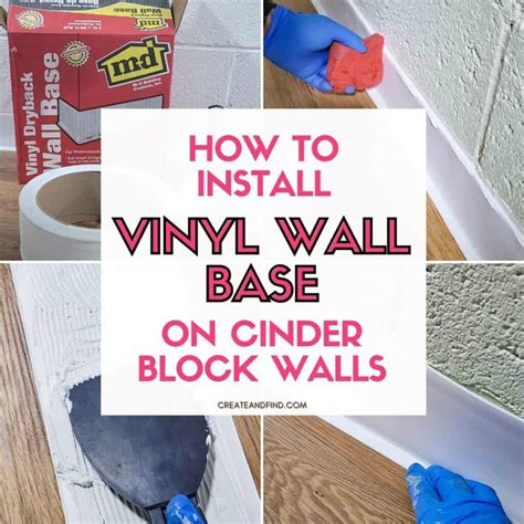 How To Install Vinyl Wall Base On Cinder Block Walls