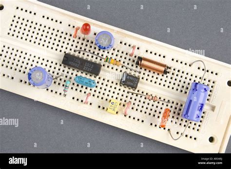 Prototype Experimental Electronic Circuit Board Breadboard Stock