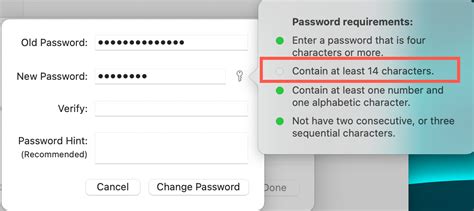 Did Apple Change The Password Policies On The Mac MacRumors Forums
