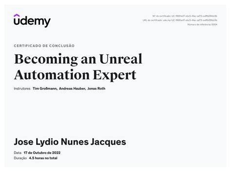 Jose Jacques On Linkedin Udemy Course Completion Certificate