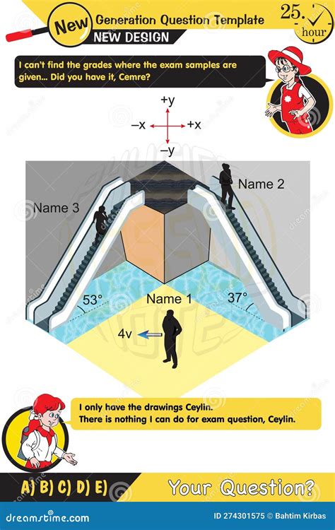 Physics The Laws Of Motion Newton S Laws Of Motion Next Generation Problems Stock Vector
