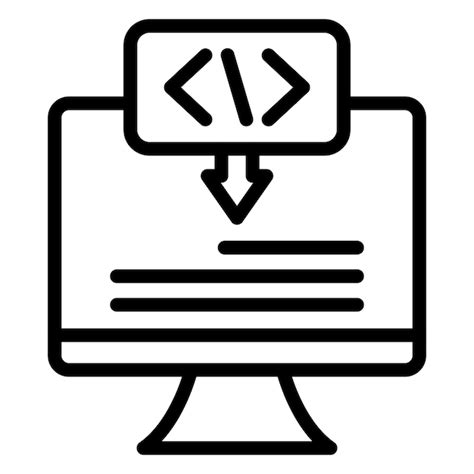 Premium Vector Vector Design Code Deployment Icon Style