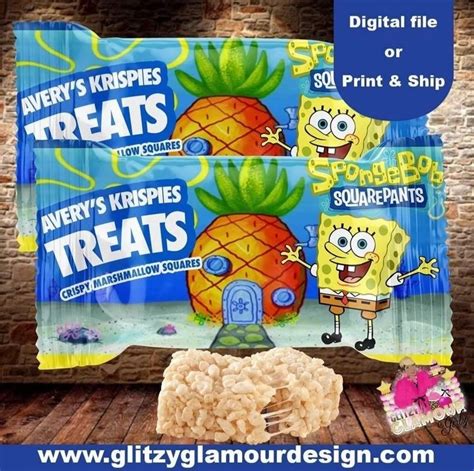 بسته بندی کیوت مواد غذای به شکل باب اسفنجی