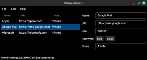 github mihnea radulescu passwordsecure password secure is a cross platform offline password