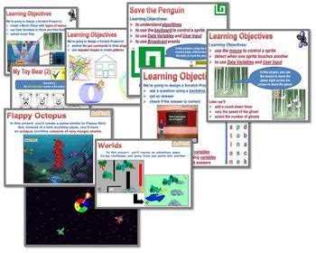 Scratch Bundle Projects I IX By Barrie James Teachers Pay Teachers