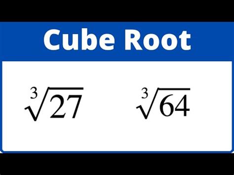 What Is The Formula To Find Cube Root EasyRelocated