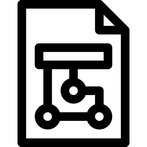 Wireframe Basic Rounded Lineal Icon