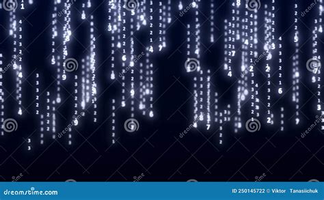 Big Data Hacker Concept Abstract Matrix Computer Generated Many