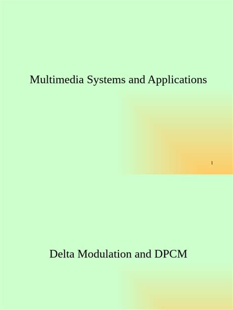 Lecture 7 Lossy Image Compression Techniques Dm Dpcm Pdf Data Compression Algorithms