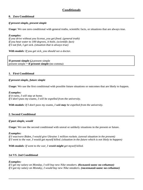 Conditionals I Wish If Only Theory Pdf Grammar Linguistics