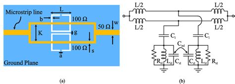 A Splitter Combiner Microstrip Section Loaded With Two Coupled Csrrs