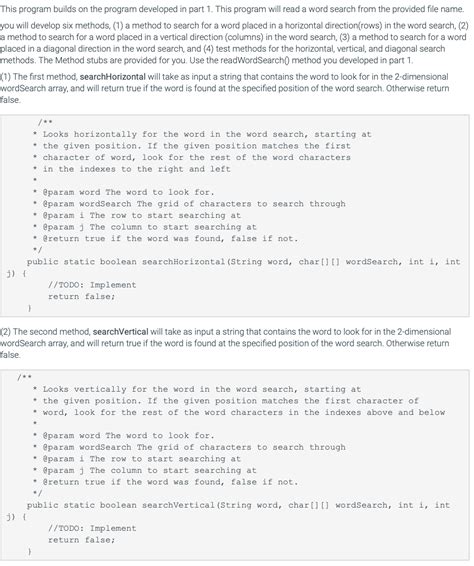 This Program Builds On The Program Developed In Part Chegg