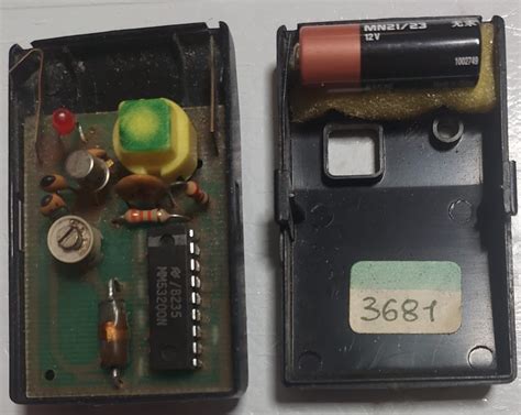 Vecchio Telecomando Antifurto Avs Anni 80 Avs Plc Forum