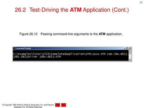 Ppt Tutorial 26 Atm Application Introducing Database Programming
