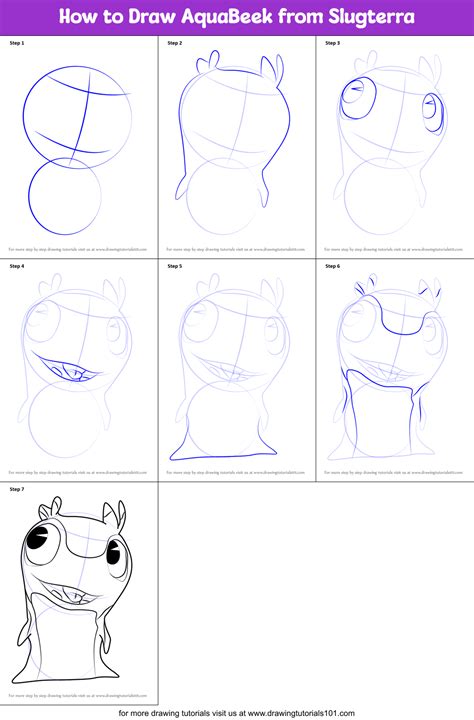 How To Draw AquaBeek From Slugterra Slugterra Step By Step DrawingTutorials101 Com